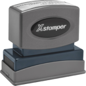 Xstamper Pre-Inked Pocket Stamp 5/8" x2 7/16" Perfect for small return ...